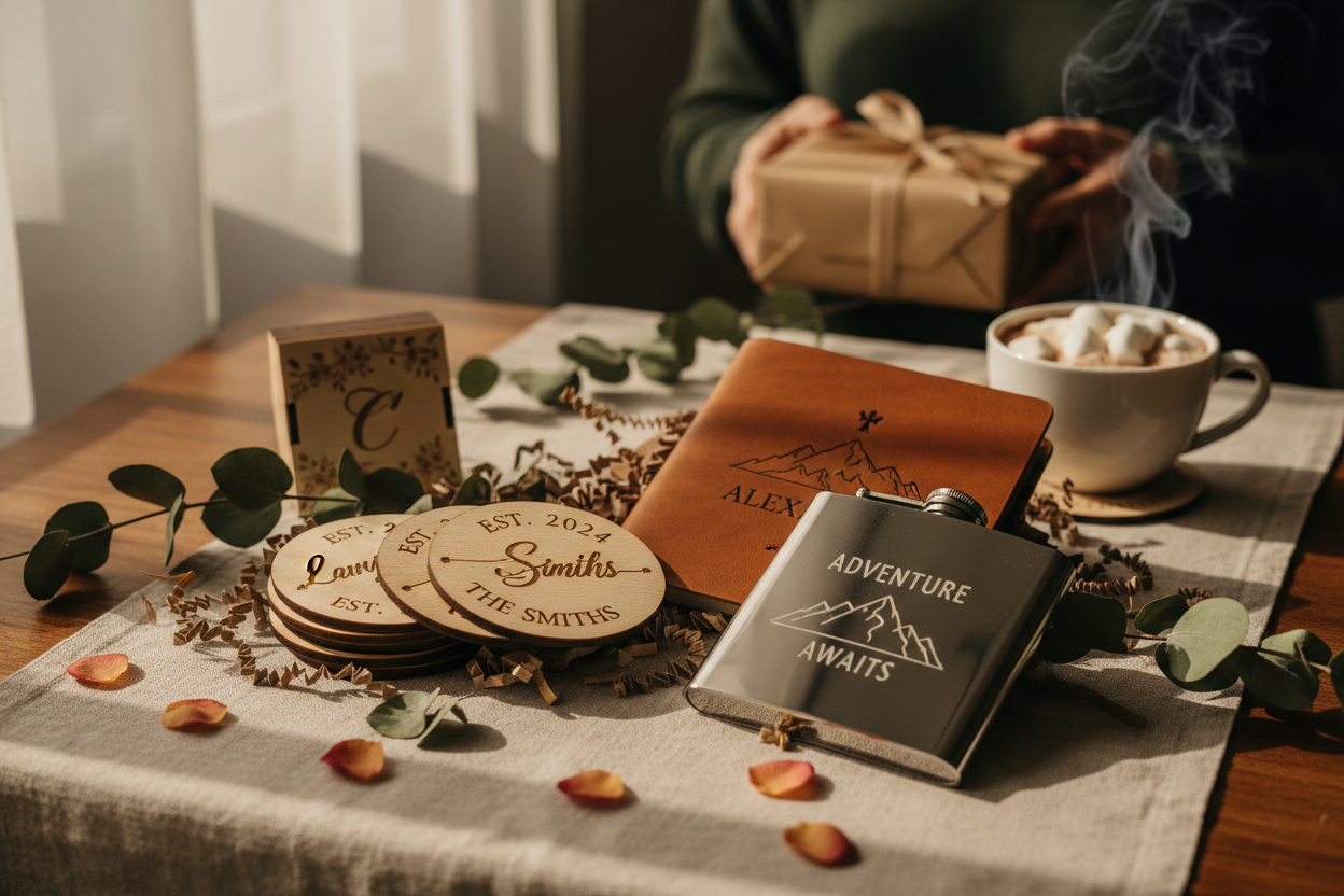 Personalized Laser Engraved Gifts - Custom Coasters & More - Laserly ...